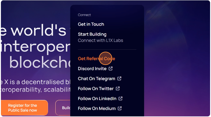 A Step-by-Step Guide: Generating Your Exclusive L1X Referral Code for ...