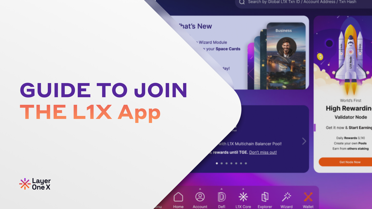 Guide to Join the L1X App and Access Space CMS