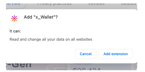 A step-by-step guide to installing your XWallet